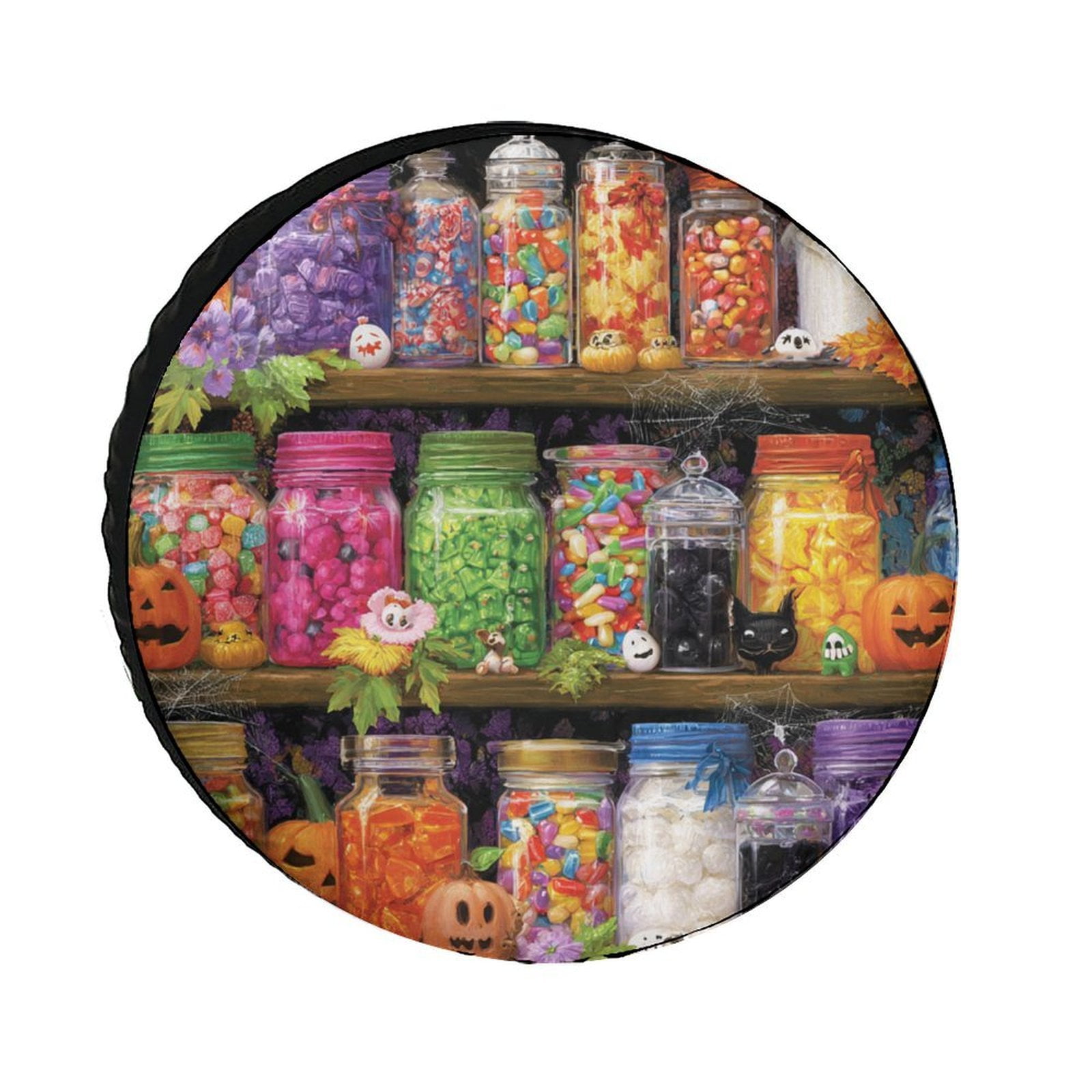 Camper Spare Tire Cover 13inch Various Halloween Treats Waterproof Sun ...