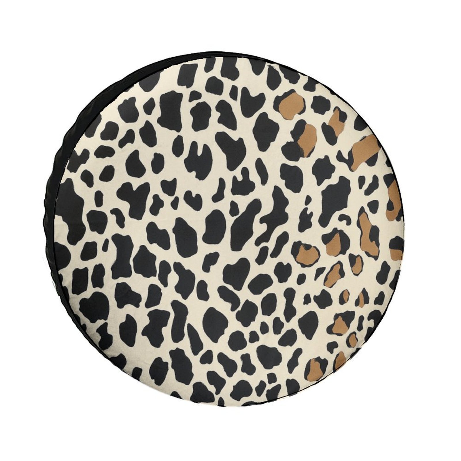 Camper Spare Tire Cover 14inch Cow Print Wheel Tire Covers Waterproof ...