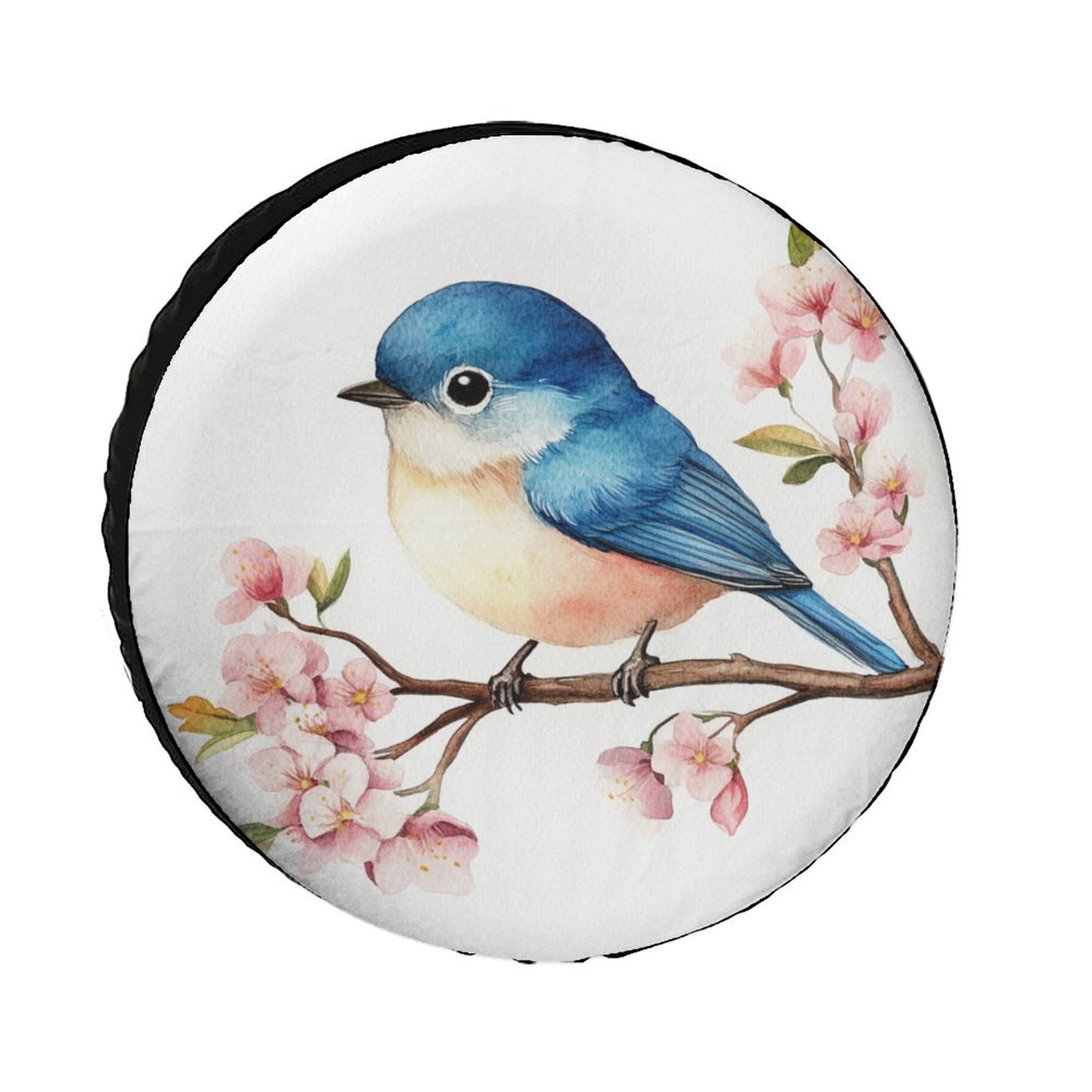 Camper Spare Tire Cover 14inch Spring Bird Cherry Blossom Polyester ...