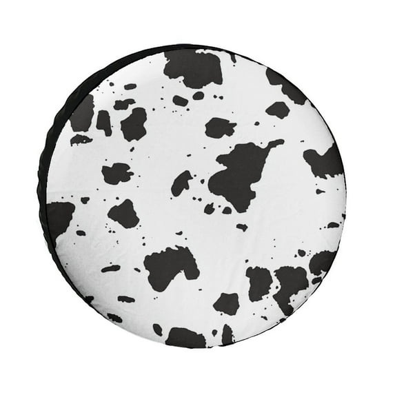 Camper Spare Tire Cover 15inch Cow Print Protectors Weatherproof Dust ...
