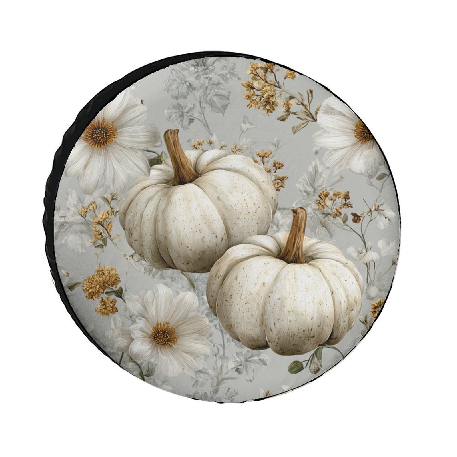Camper Spare Tire Cover 15inch Fall Watercolor Pumpkin Protectors ...