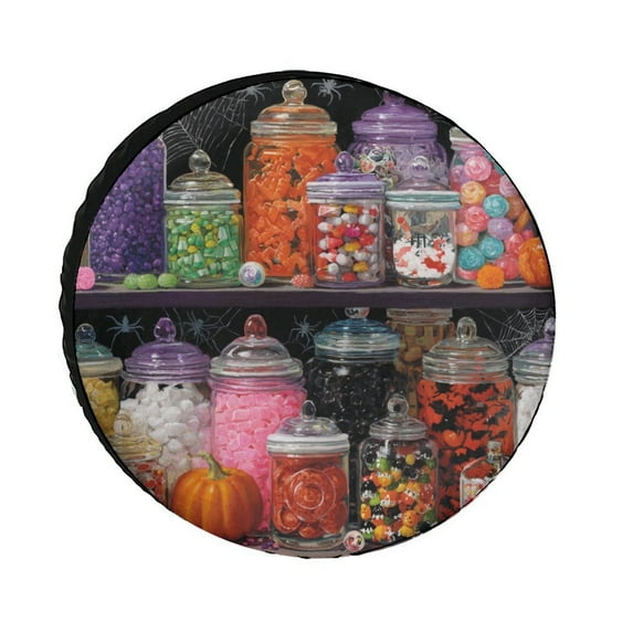 Camper Spare Tire Cover 15inch Various Halloween Treats Protectors ...