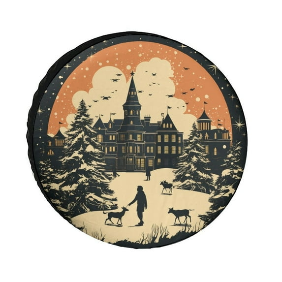 Camper Spare Tire Cover Christmas Maryland State Silhouette Protectors ...