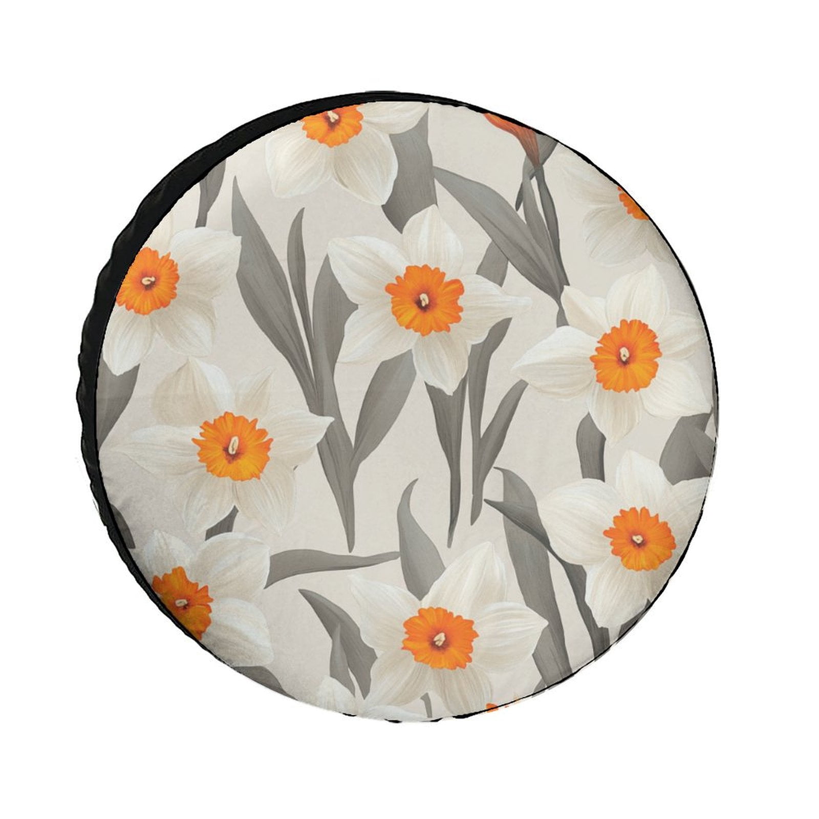Camper Spare Tire Cover Daffodil Flower Wheel Tire Covers Waterproof ...