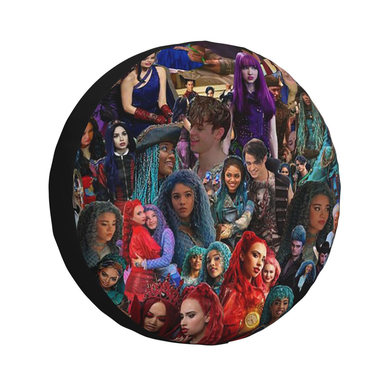 Camper Spare Tire Cover Descendants Wheel Covers For Trailer Tires ...