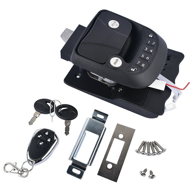RV Keyless Entry Door Lock Latch Handle for Camper Trailer - Travel ...