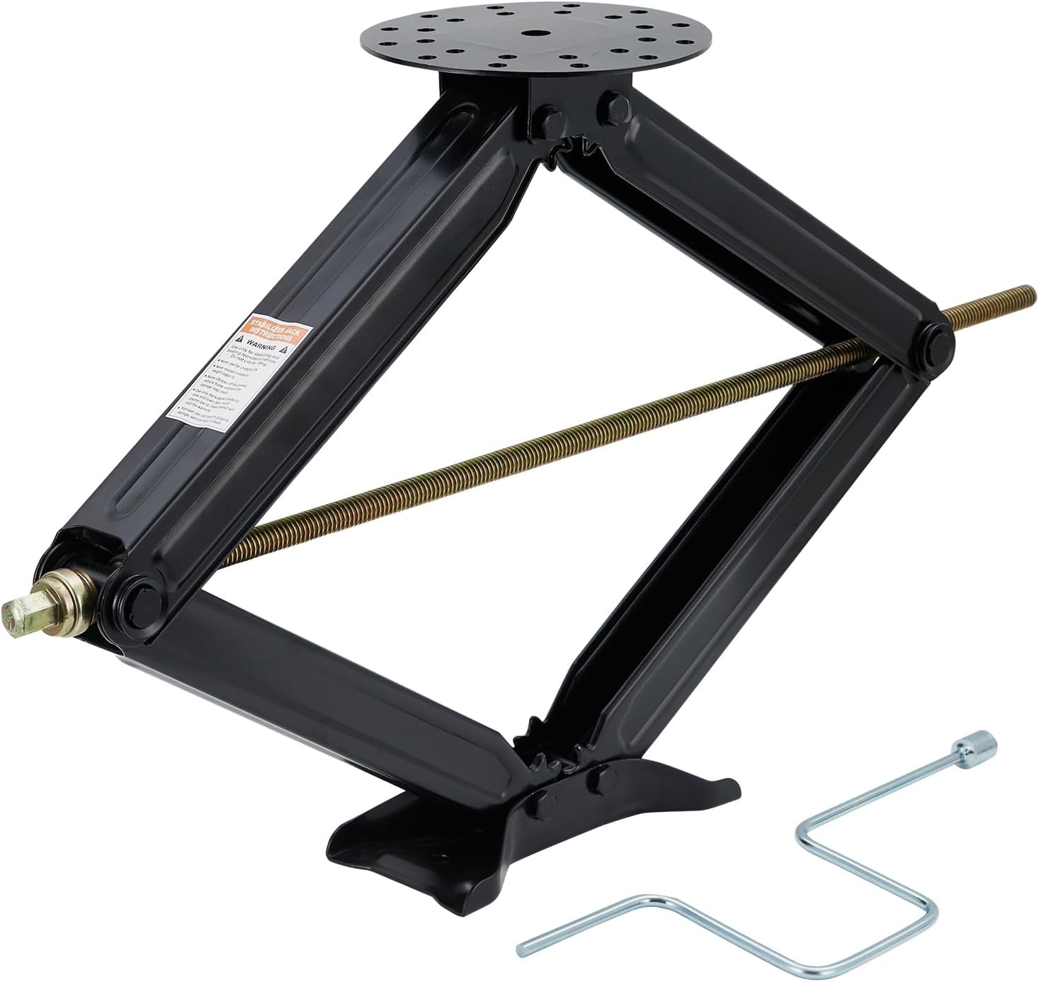 Camper Trailer Stabilizer Leveling Scissor Jacks Set of 2,Car Scissor ...