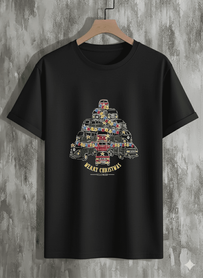 Camper Tree Holiday Festive Cozy Winter Outdoor Travel Theme Unisex T ...