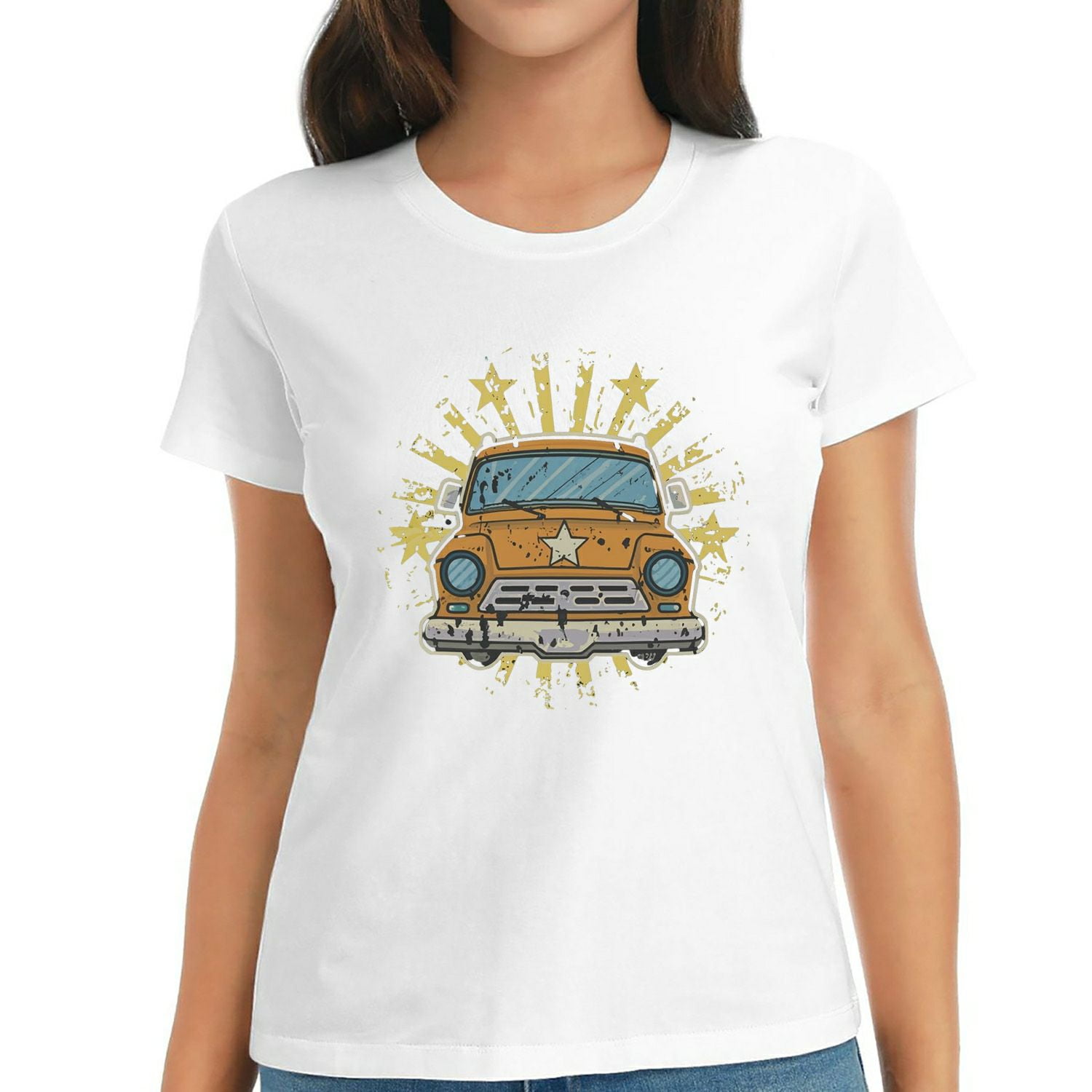 Camper Van Life Vantastic - Vanlife Funny Womens T-Shirts White ...
