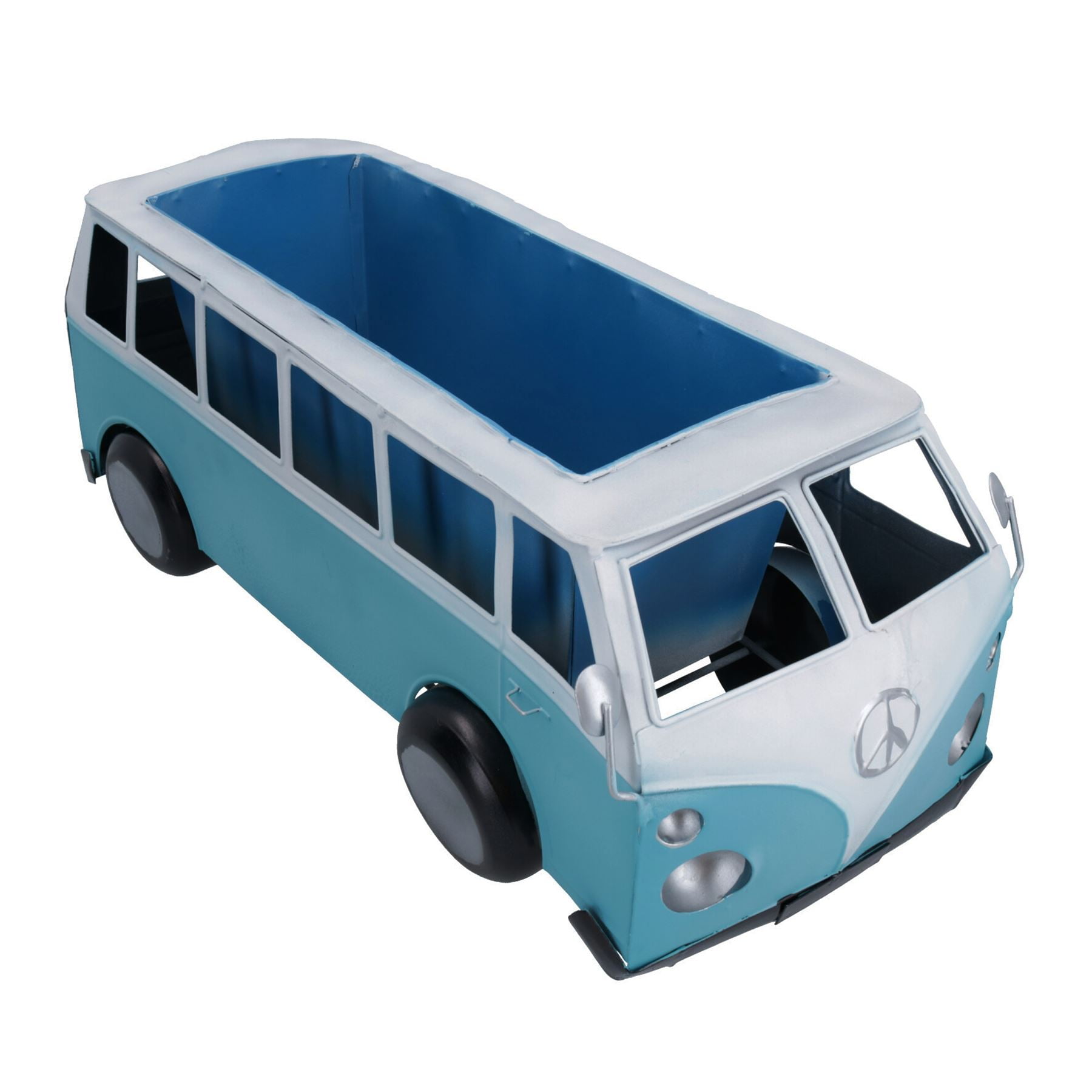 Camper Van Planter Flower Pot Garden Metal Ornament Farm Home House ...