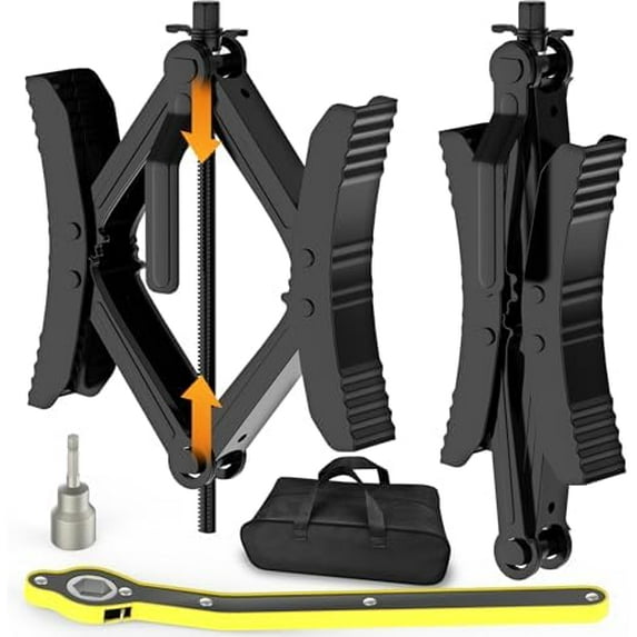 Camper Wheel Chock Stabilizer 2 Sets for RV Travel Trailer Heavy Duty X ...