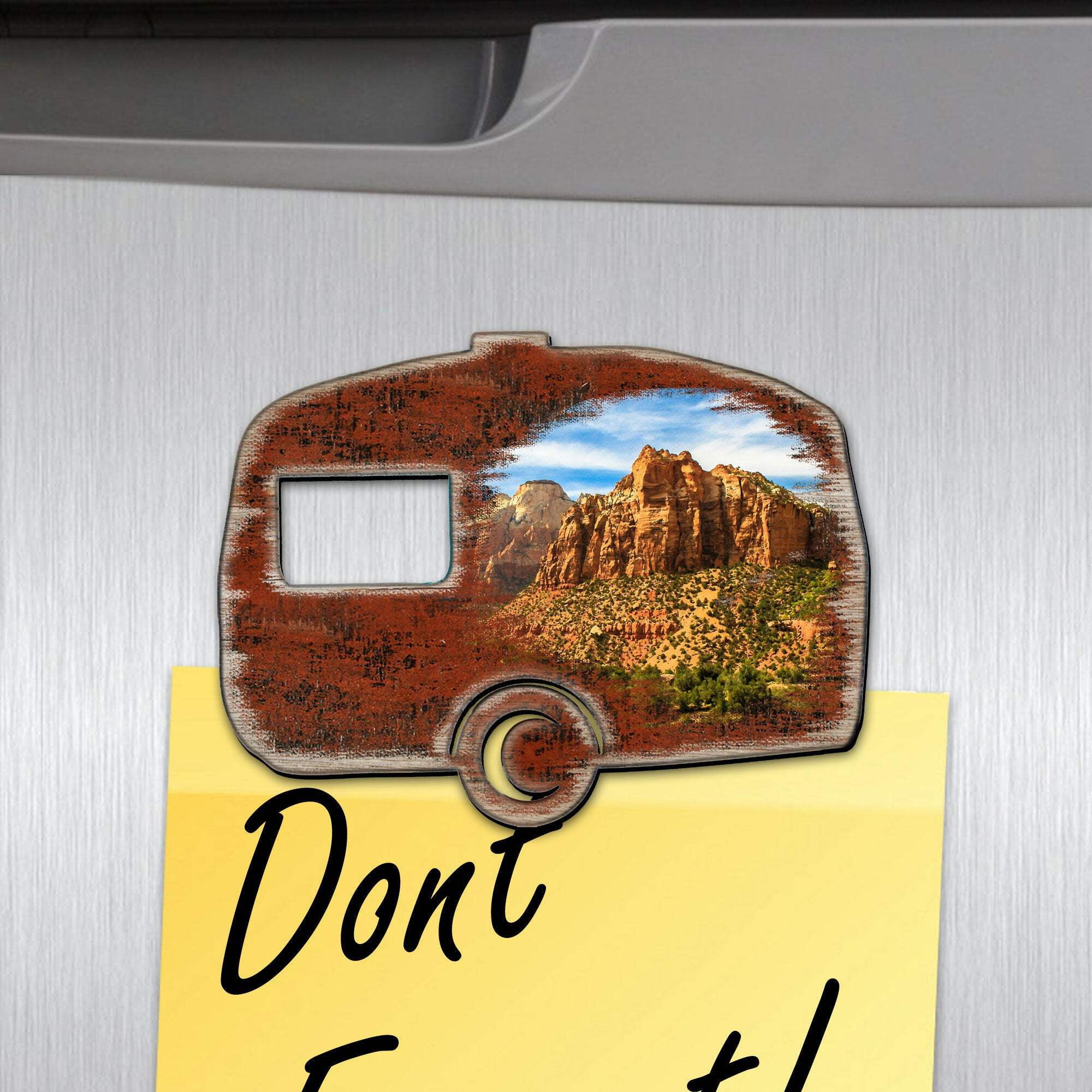 Camper Woodsy Shaped Refrigerator Magnets Set of 3 - Walmart.com