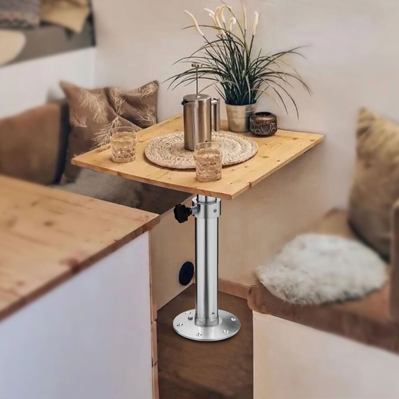 Campervan Caravan Desk Leg Detachable Dining Table Leg Adjustable ...