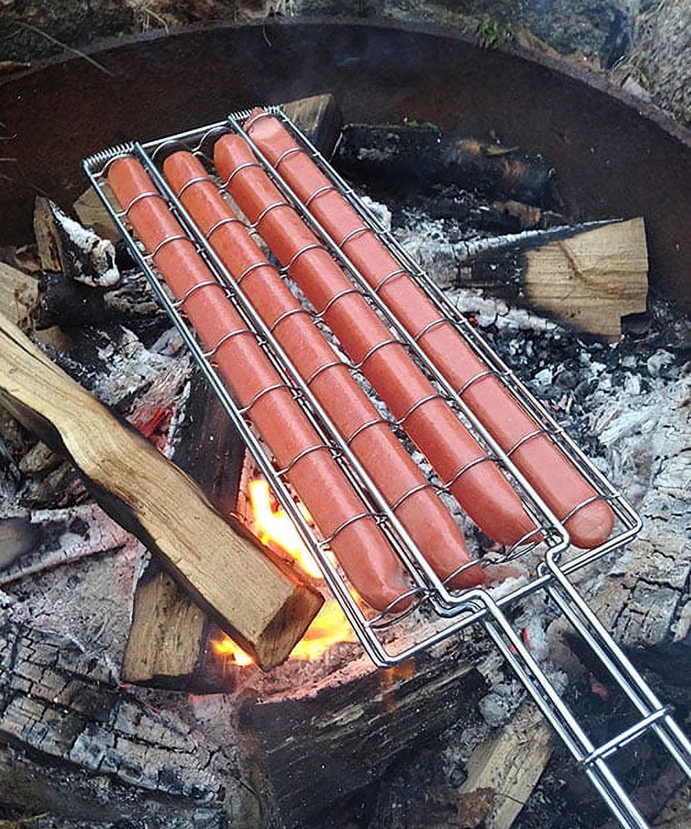 Campfire Full Pack Hot Dog Roaster for Outdoors, Backyard, Campfire ...