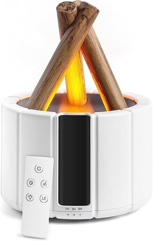 Campfire Humidifier Diffuser for Essential Oil Mini Campfire Diffuser ...
