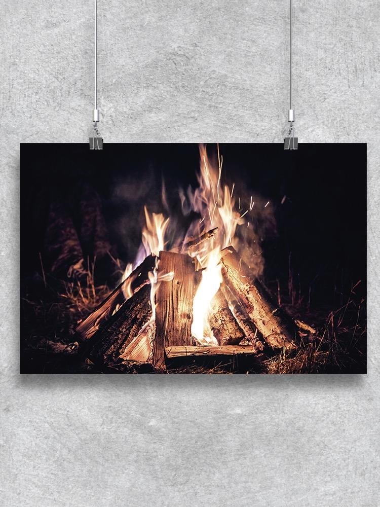 Campfire Poster -Image by Shutterstock - Walmart.com
