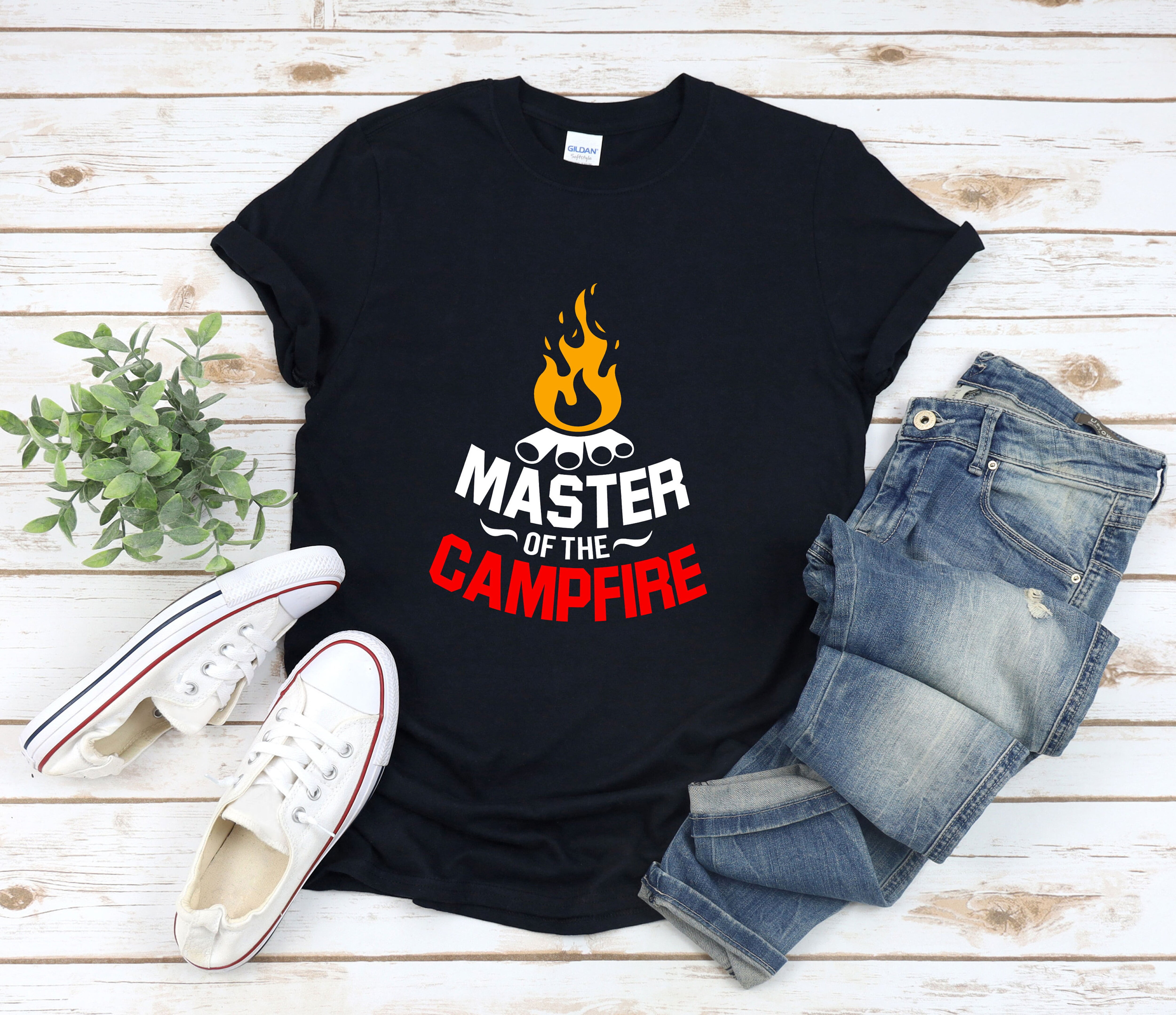Campfire Shirt, Master Of The Campfire, Camper Shirt, Camping Shirt ...