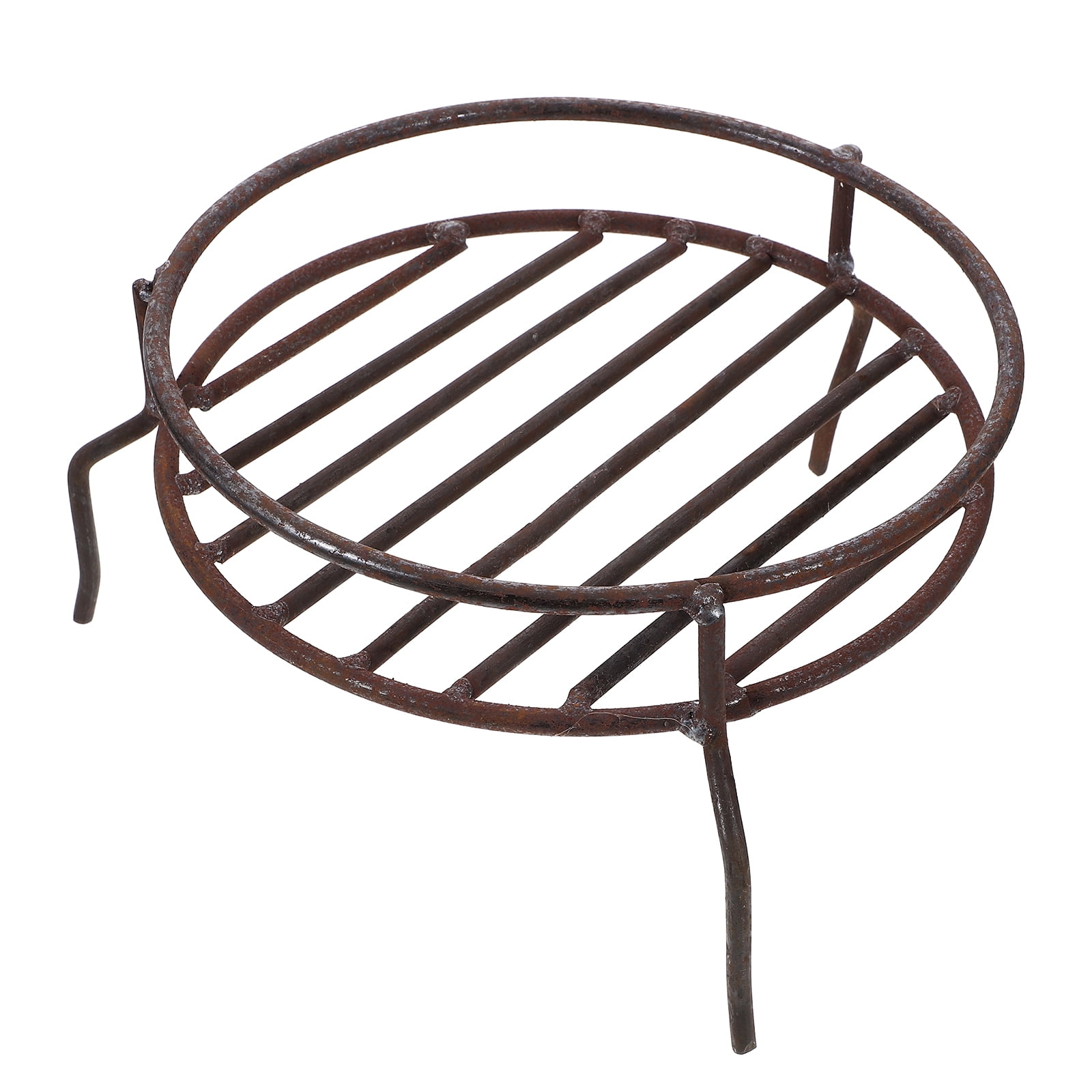 Campfire Wok Outdoor Portable Double-Layer Iron Barbecue Grill with ...