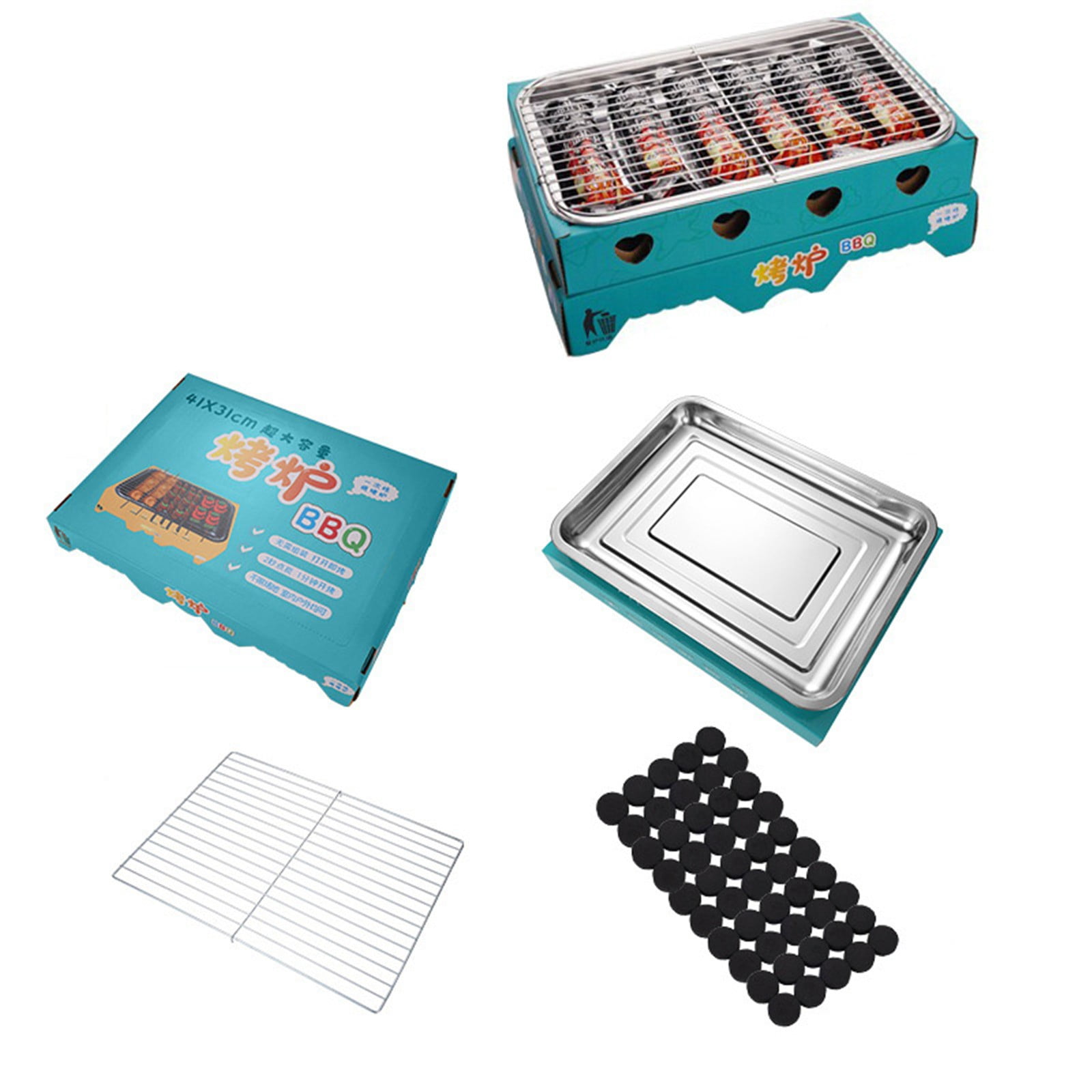 Campfire grill! Portable Barbecue Grill Barbecue Desk Tabletop Outdoor ...