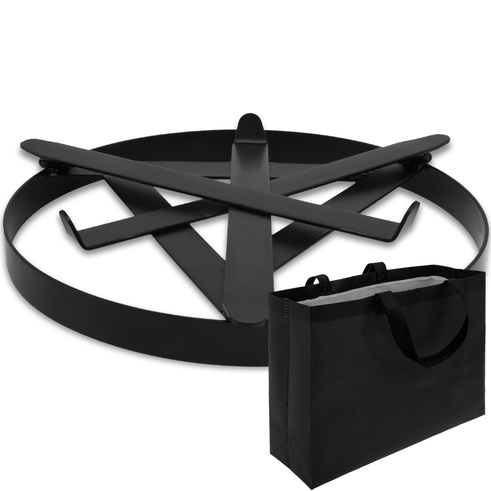 Campfires Tripod Stand Stable Fire Tripod Versatile Cast Iron Open ...