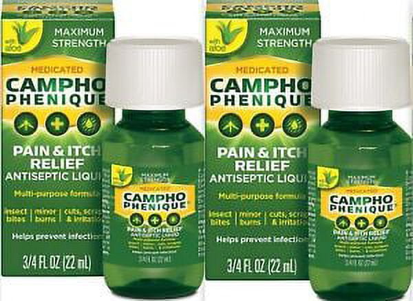 Campho-Phenique Antiseptic Liquid, 0.75 oz (2 Pack) - Walmart.com