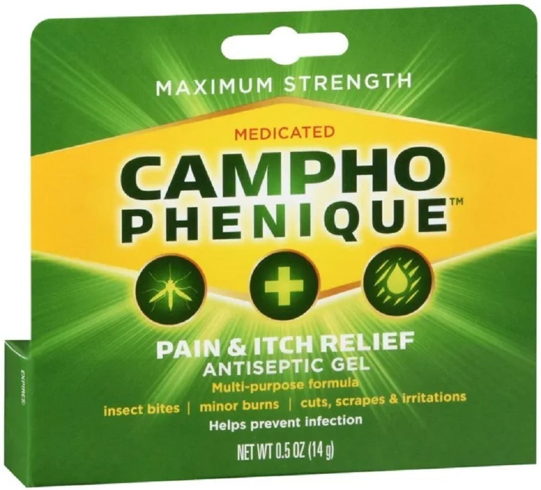 Campho-Phenique Pain & Itch Relief Antiseptic Gel (Pack of 6) - Walmart.com