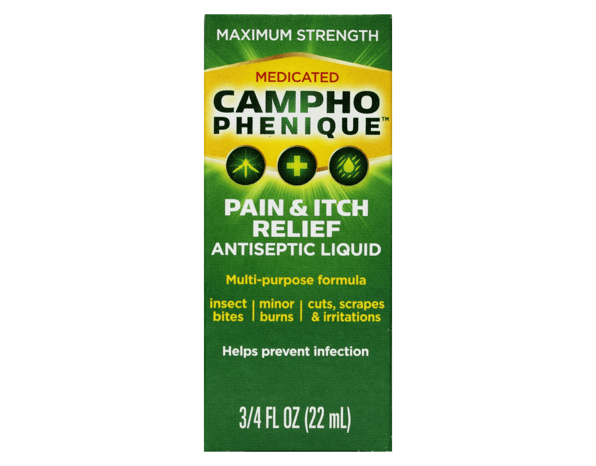 Campho-Phenique Relief Medicine: Pain Relieving Antiseptic Liquid, 0.75 ...