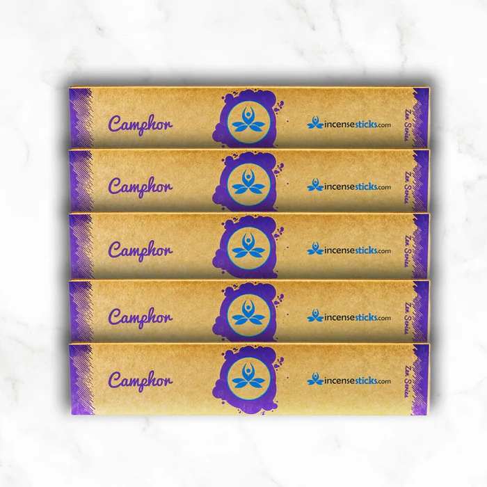 Camphor Incense 8" inch 12 Sticks Pack: 5 Packs - Walmart.com