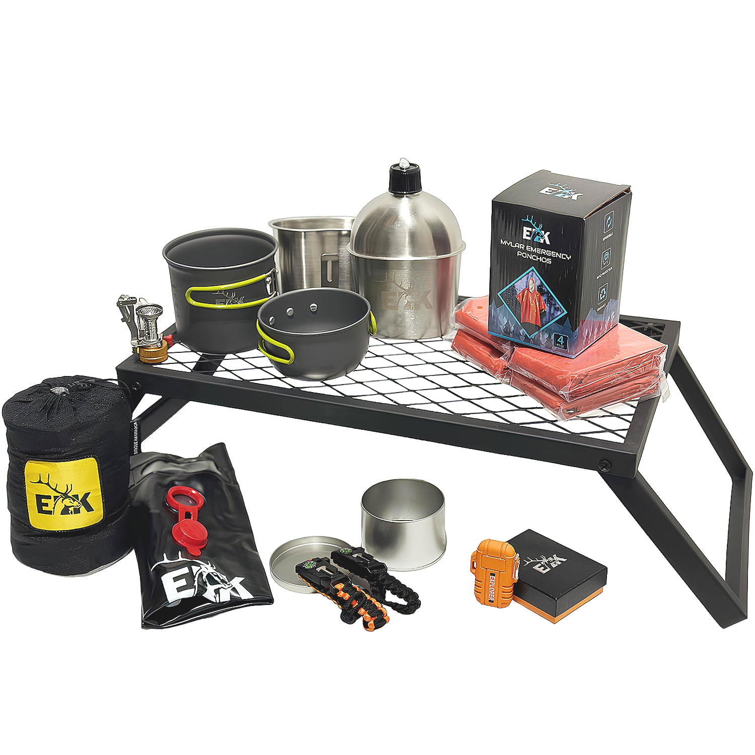Camping Adventure Gift Set: Essential Outdoor Gear and Equipment Bundle ...