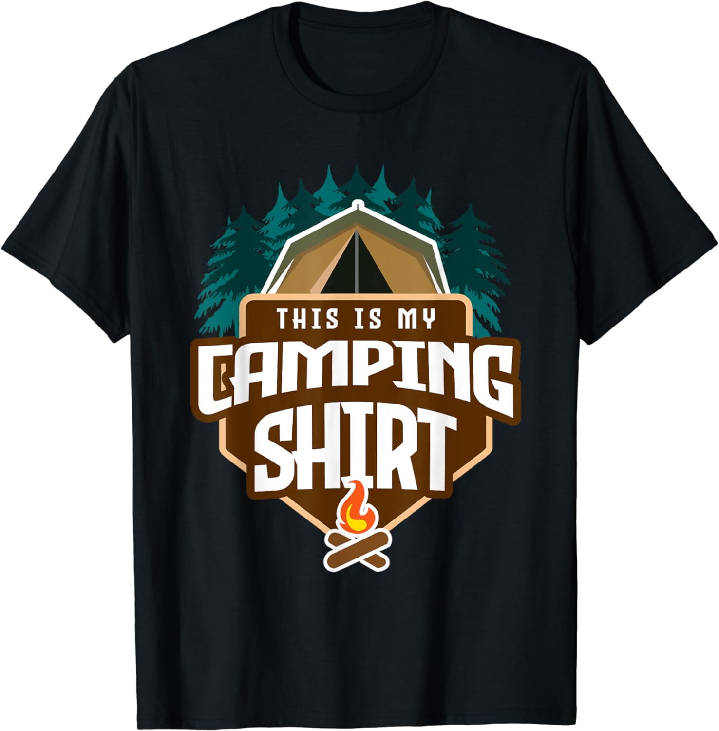 Camping Attire Forest Adventure T-Shirt - Walmart.com