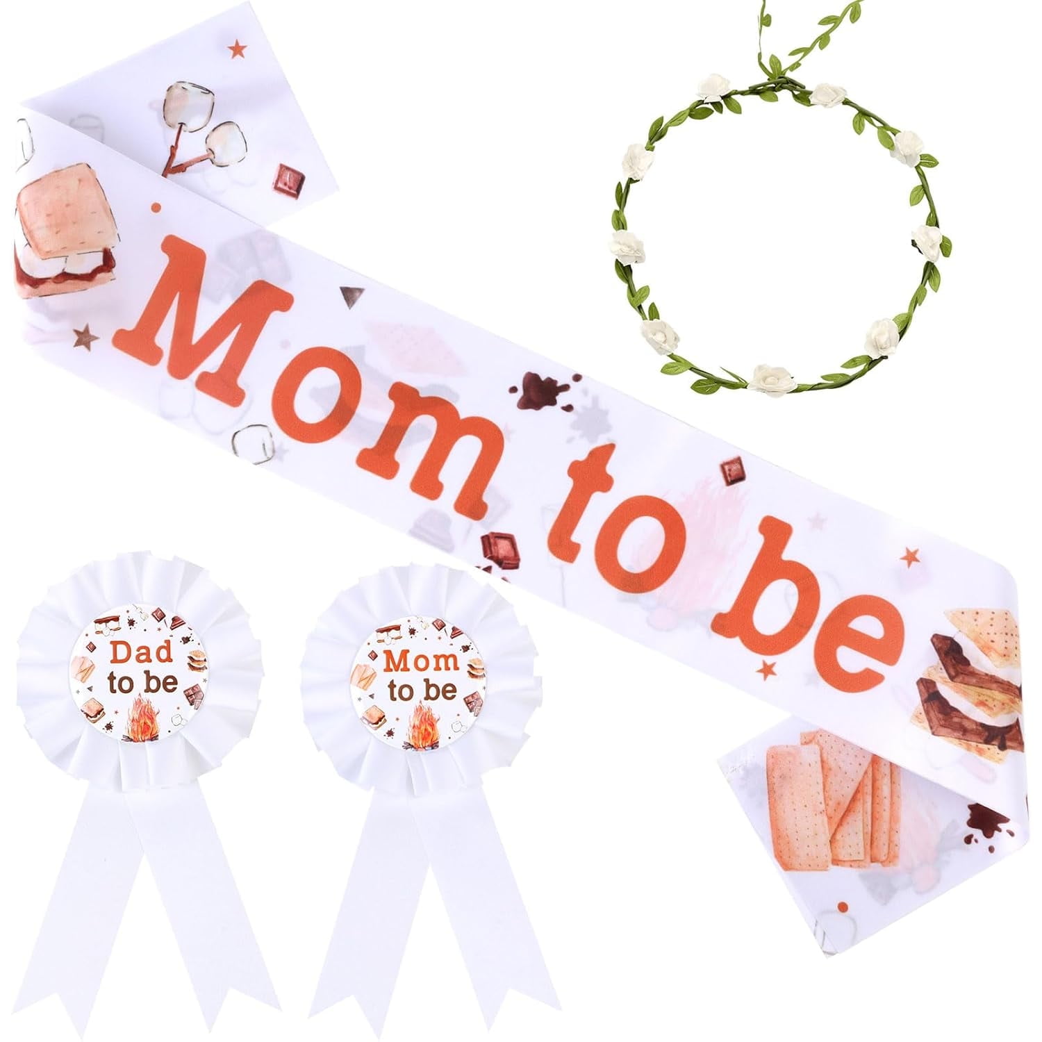 Camping Baby Shower Decorations, Smores Decorations Mom to Be Maternity ...