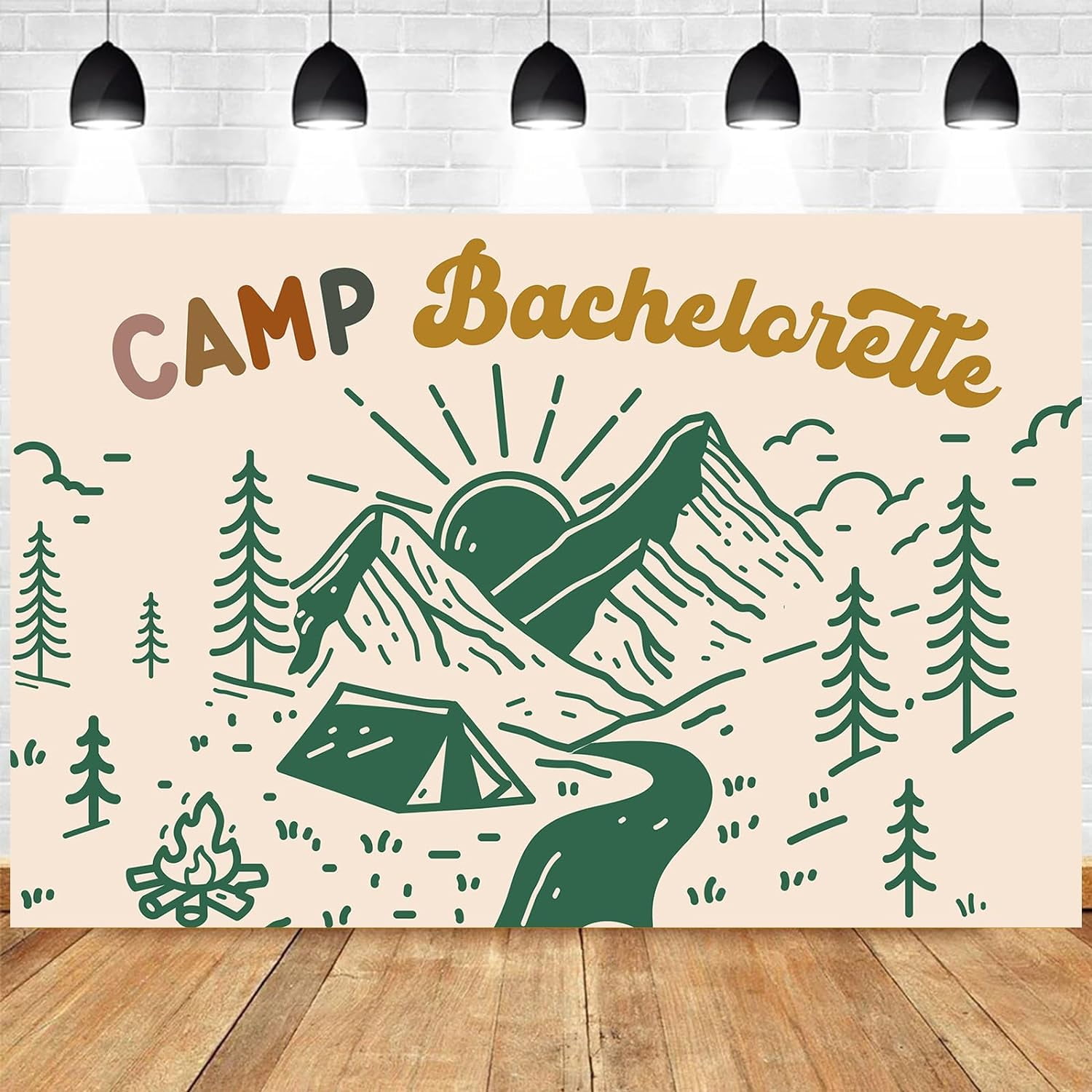 Camping Bachelorette Party Decorations for Adult Camp Bachelorette ...