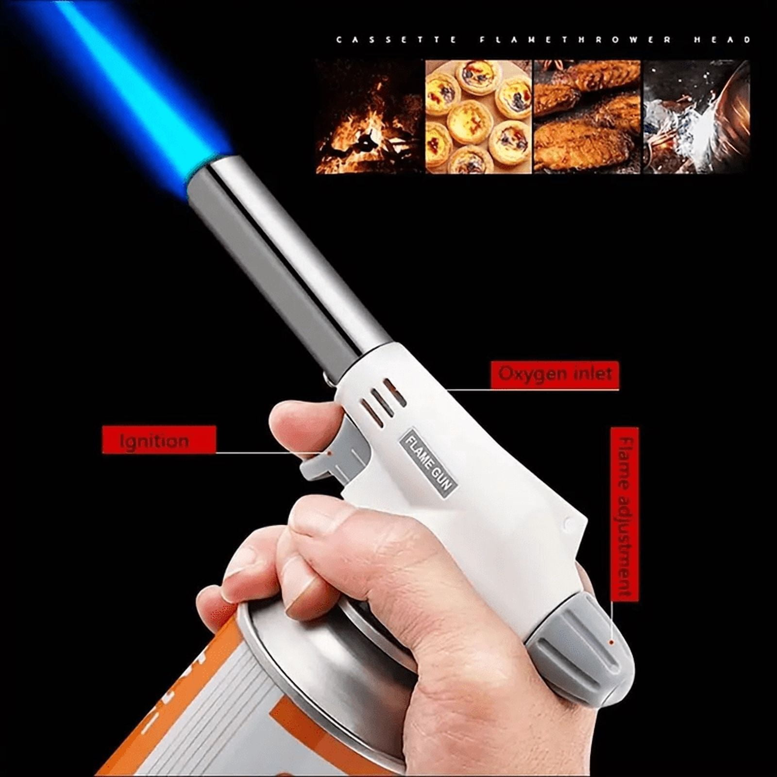 Camping Baking Barbecue Gas Torch Welding Fire Maker Lighter Butane ...