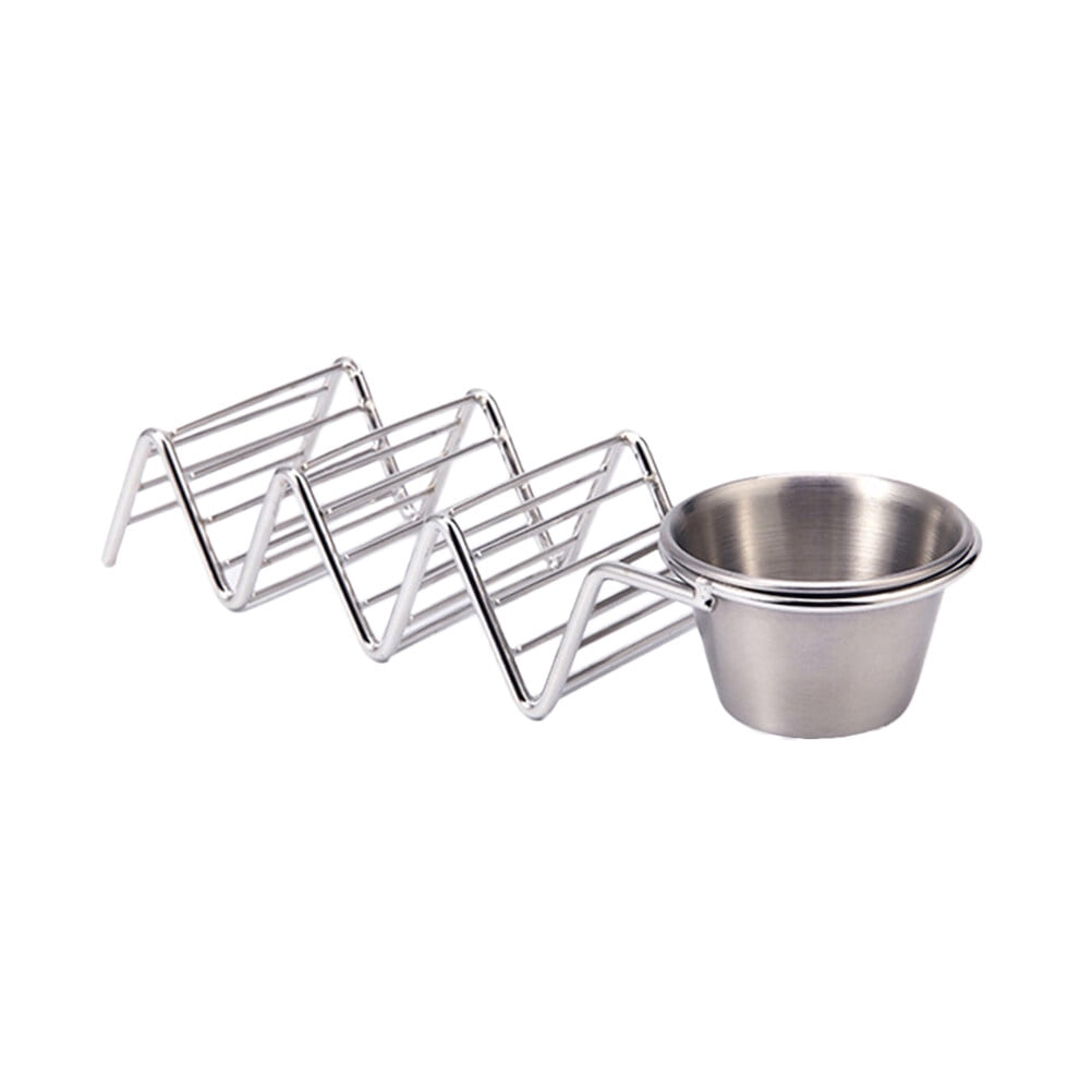 Camping Bbq Taco Racks Mexican Pancake Rack 304 Stainless Steel Tray ...