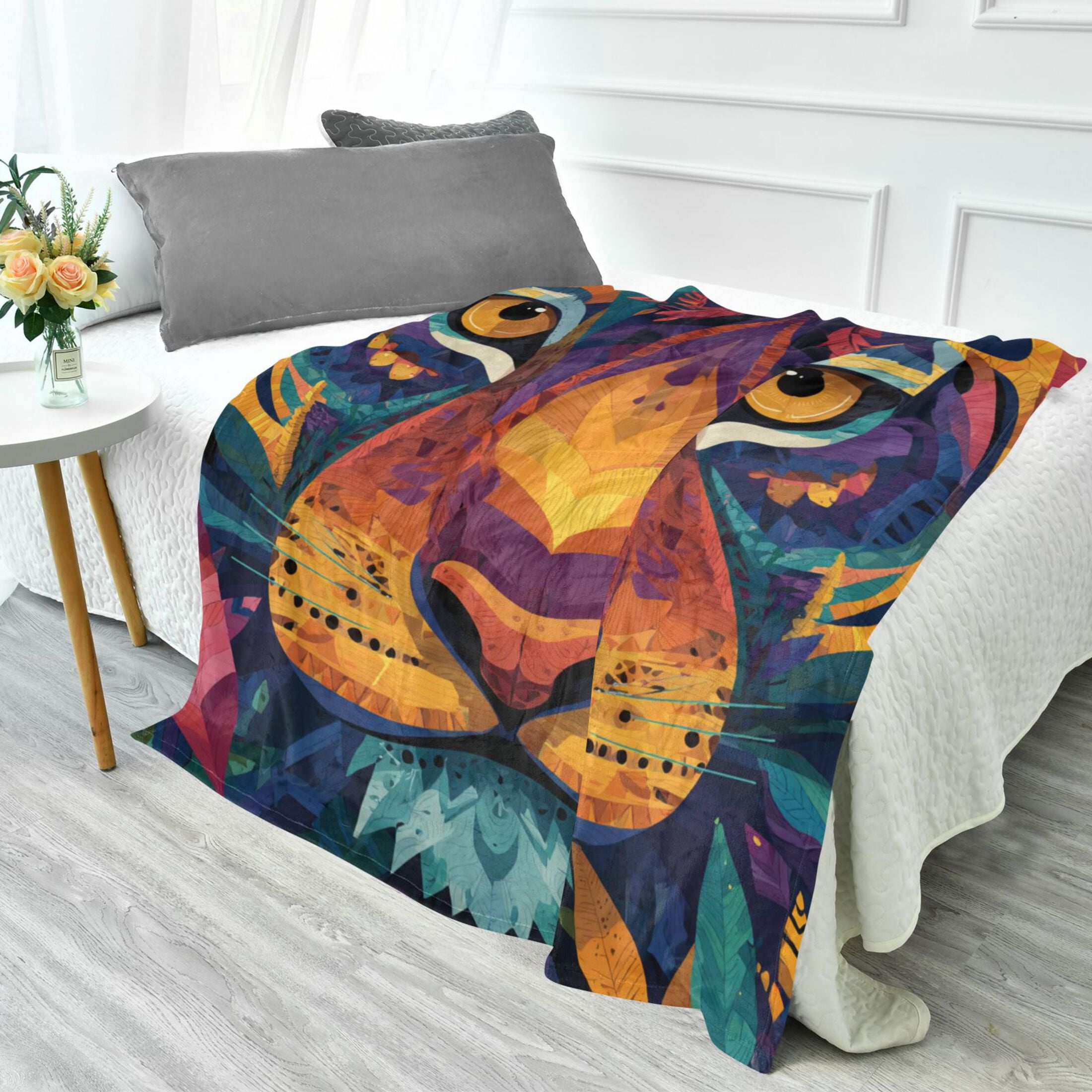 Camping Blanket Fluorescent Cover blanket travel blanket 70x55 inch ...