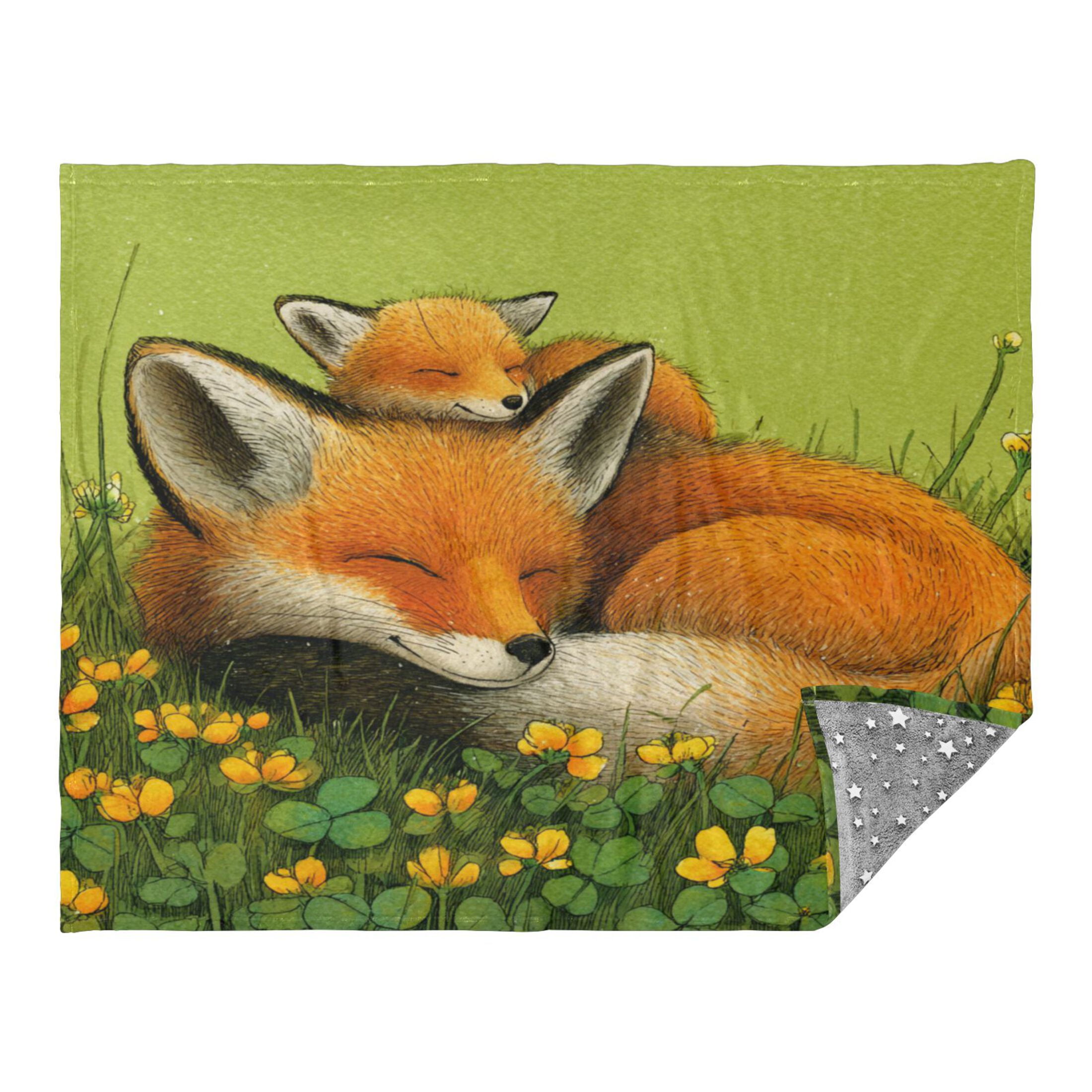 Camping Blankets Ultralight travel Fluorescent blanket 55*70in Flannel Fabric Ultra-soft Warm ...