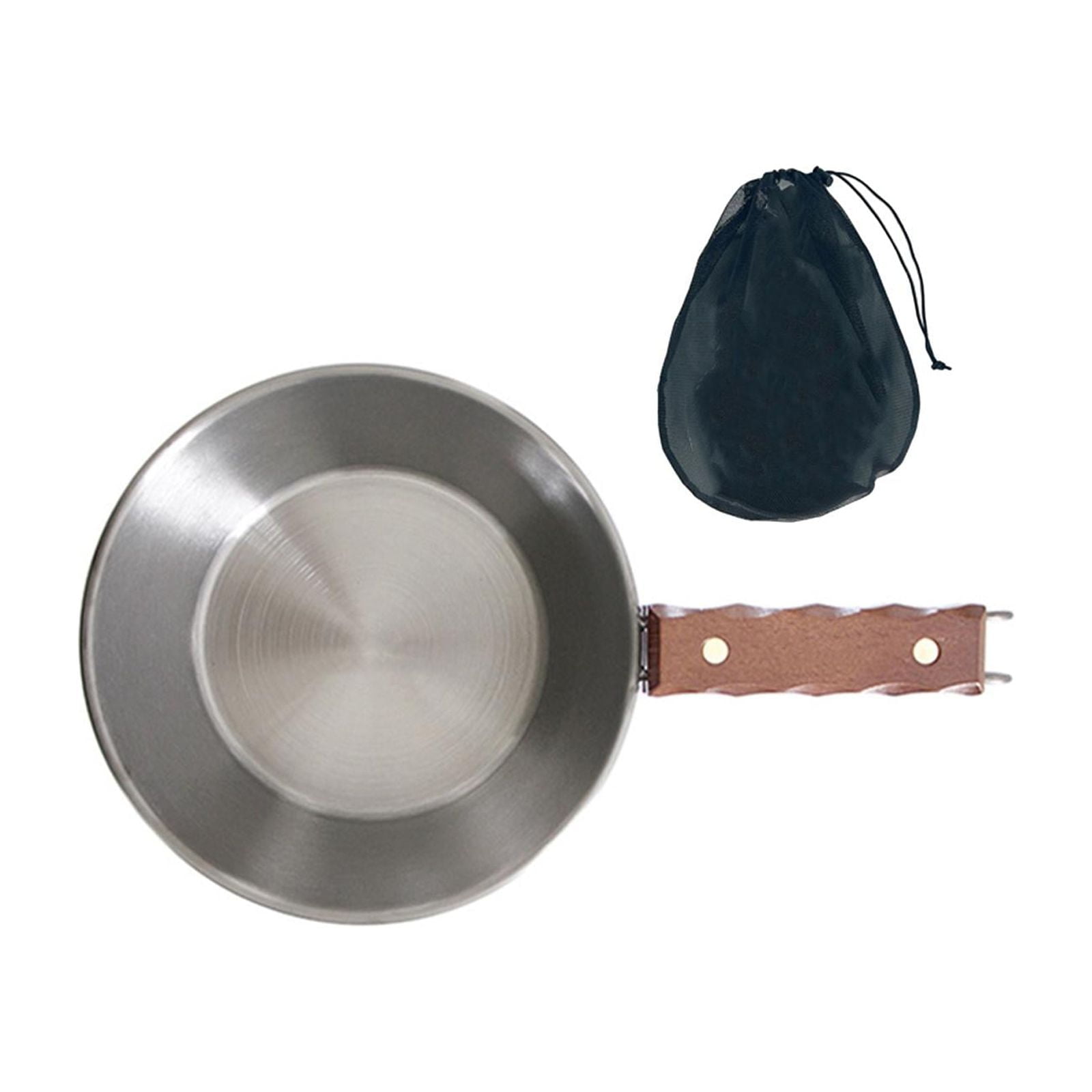 Camping Bowl Outdoor Bowl with Wood Handle Utensils Compact Dinnerware ...