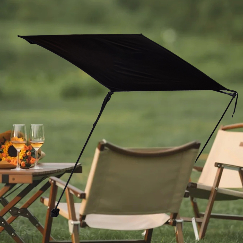 Camping Chair Canopy Beach Chair Canopy Shade Heavy Duty Portable ...