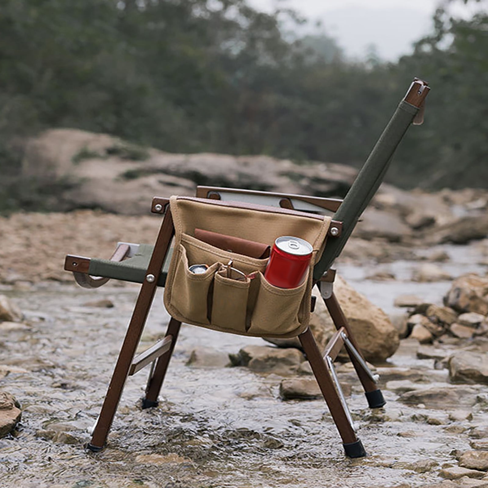 Camping Chair Organizer with Storage Pockets, 32x24cm Large Capacity ...