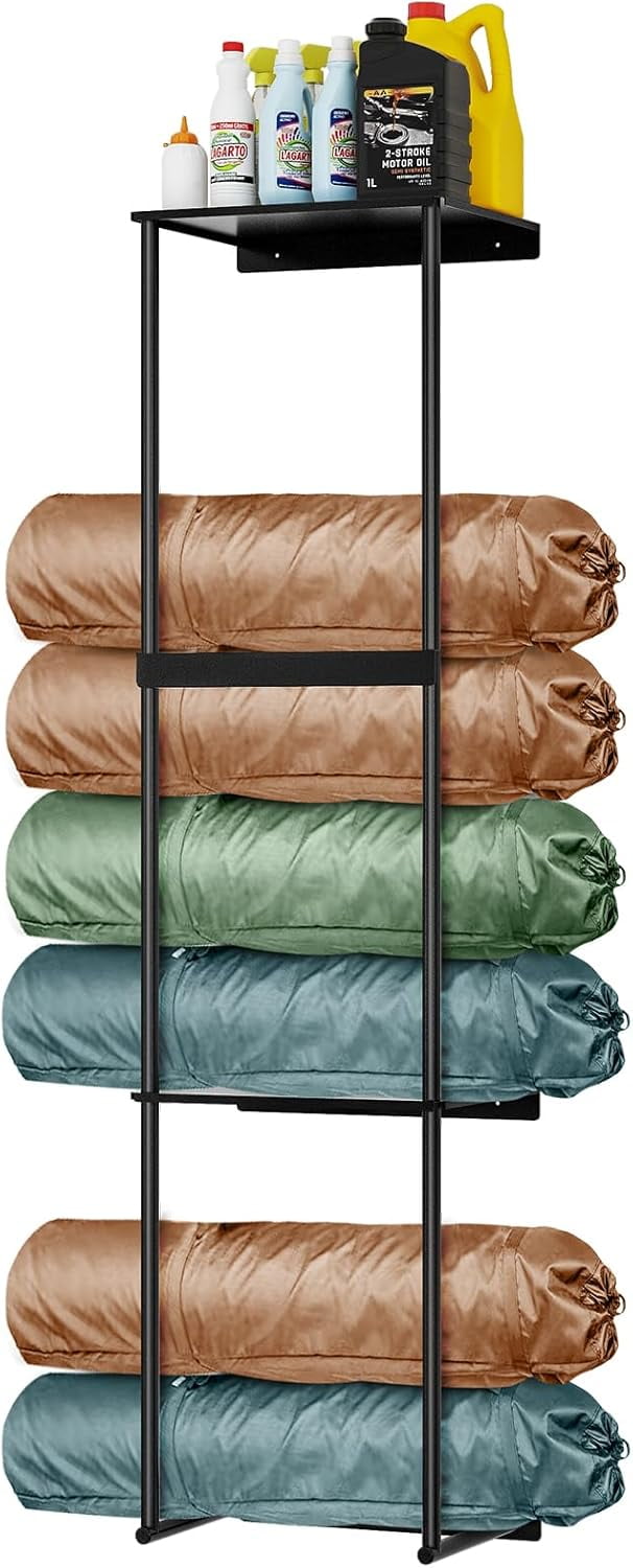 Camping Chair Wall Storage for Garage: Metal Camping Chair Storage Rack ...