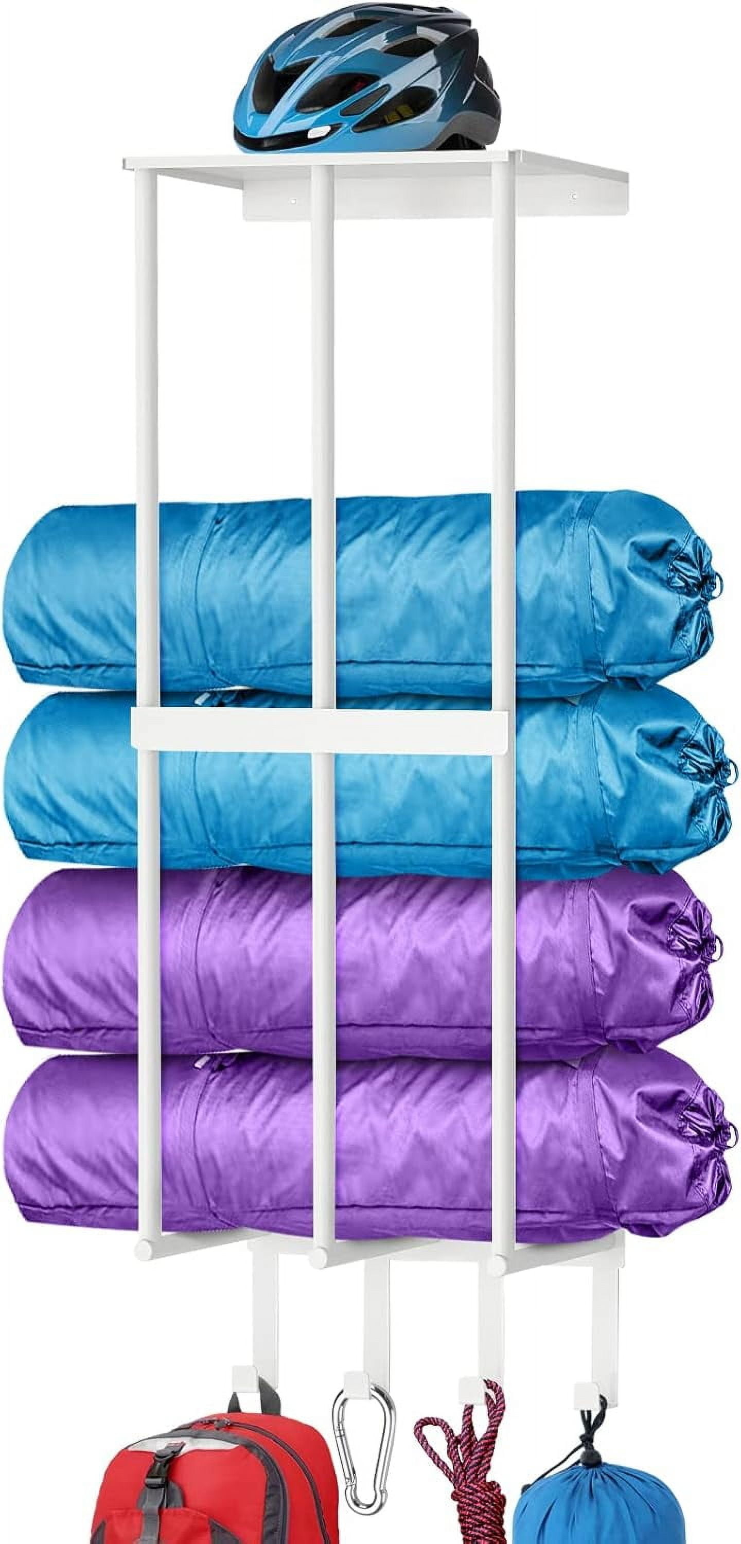 Camping Chair Wall Storage for Garage, Metal Camping Chair Storage Rack ...