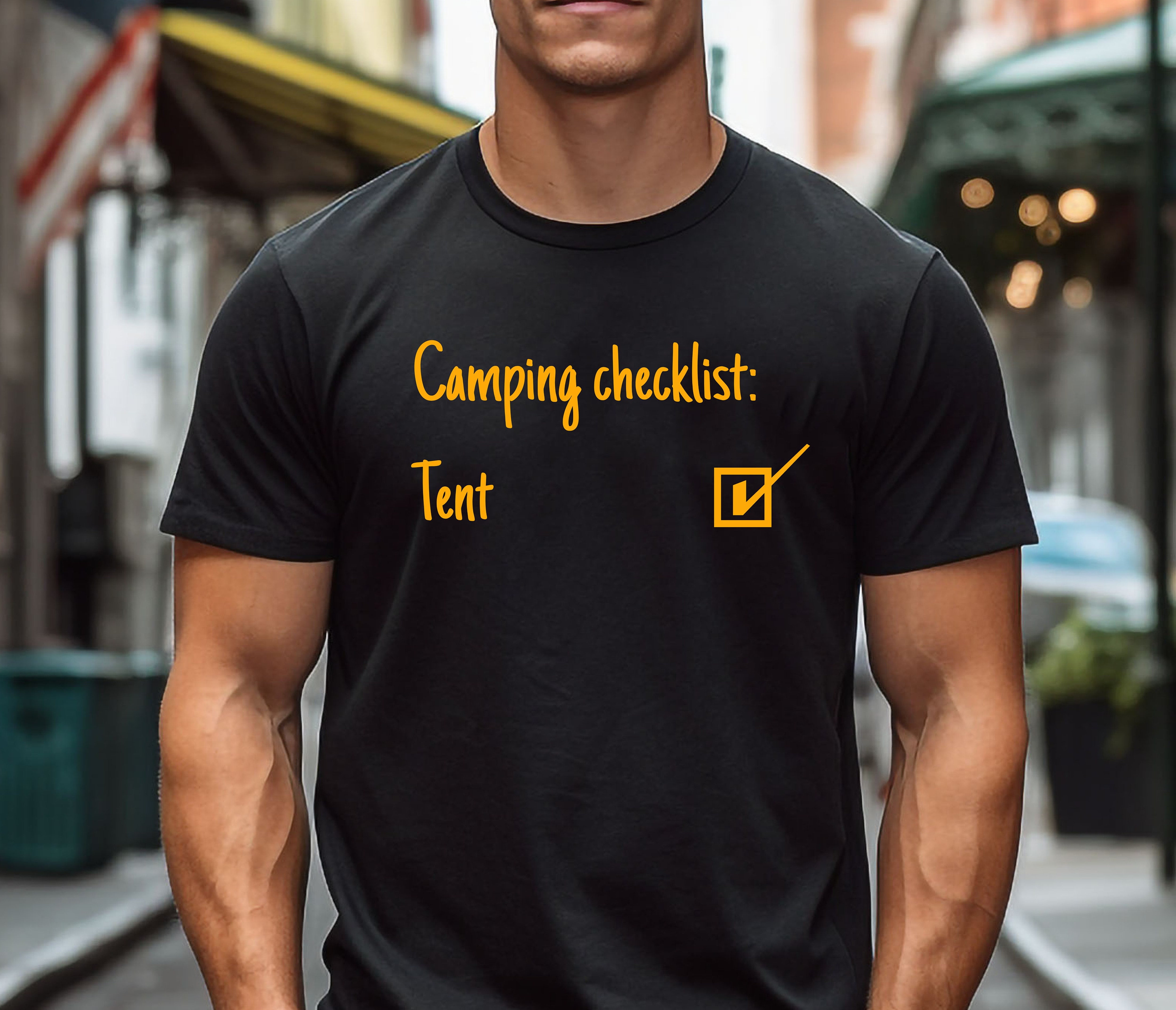 Camping Checklist Unisex Tee - Walmart.com