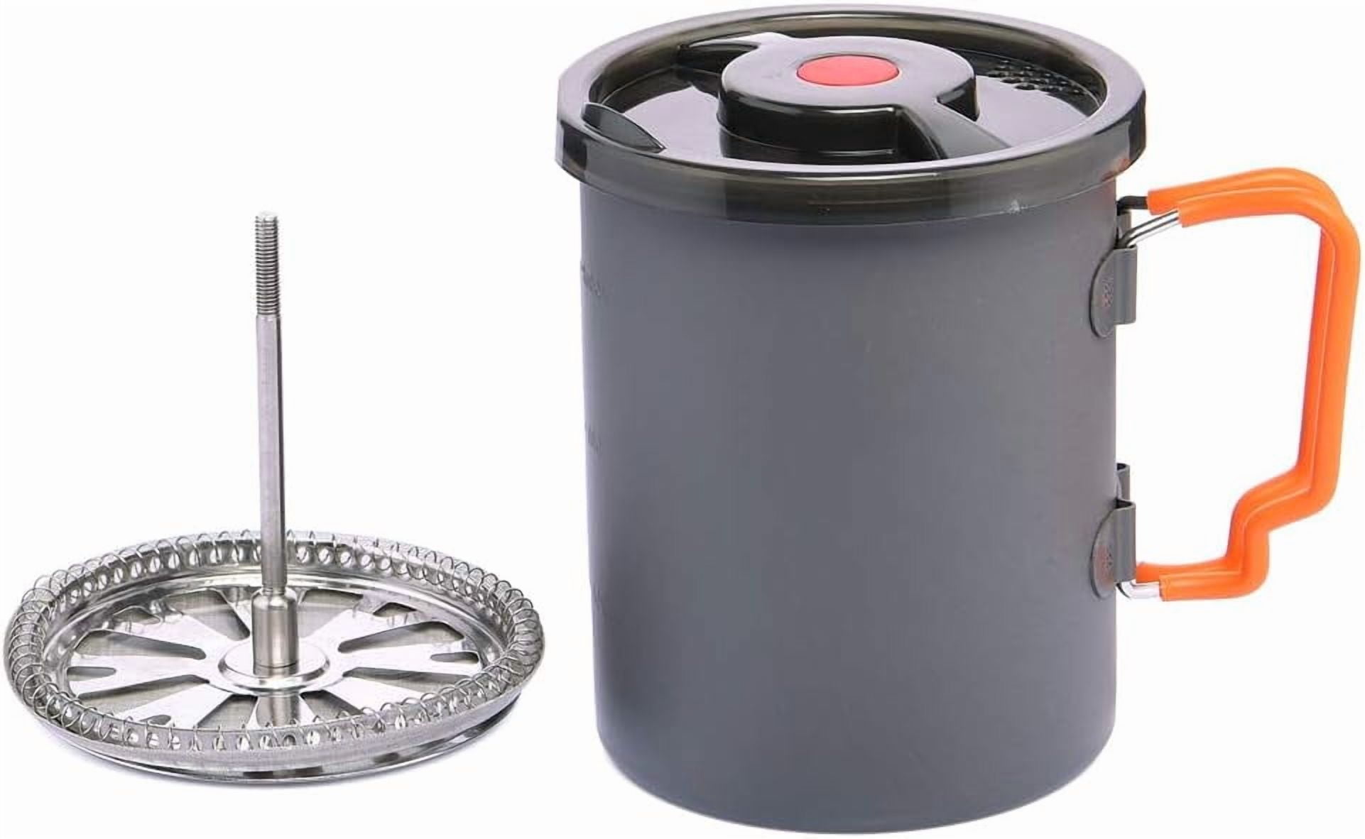 Camping Coffee Pot 750ML, French Press Coffee Maker,Lightweight ...