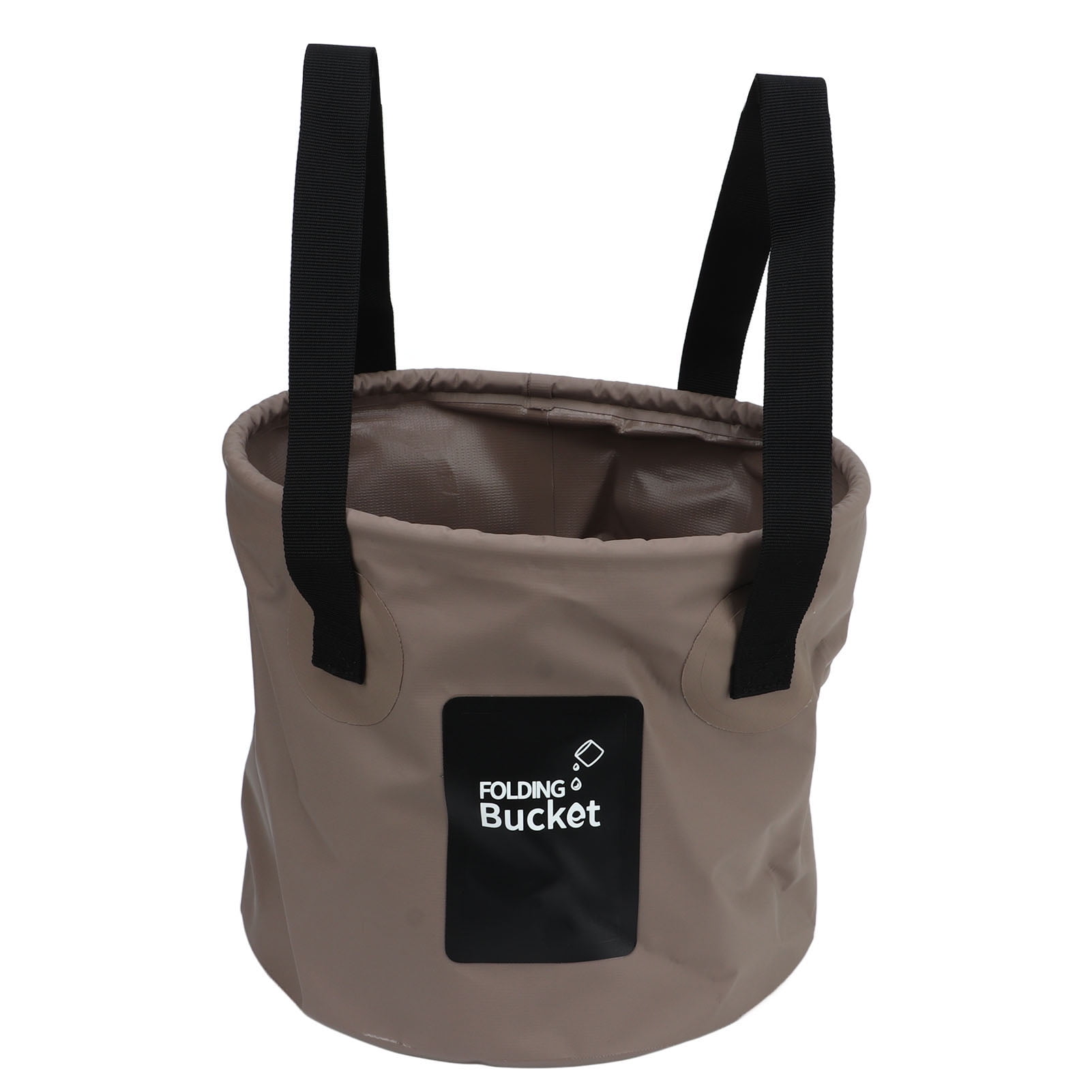 Camping Collapsible Bucket 10L Capacity Food Grade PVC Mesh Side ...