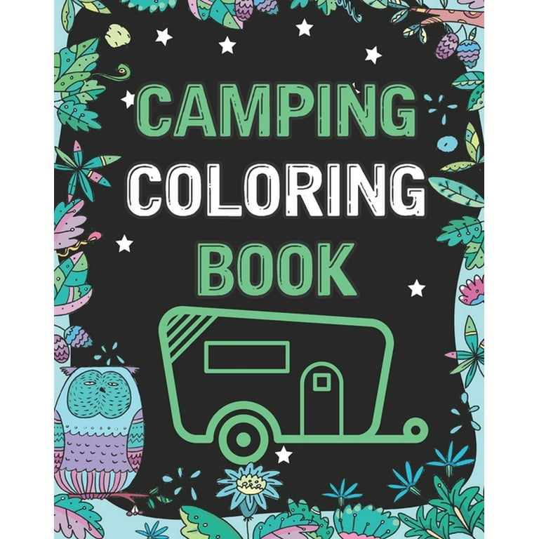 Girl Camping Coloring Pages