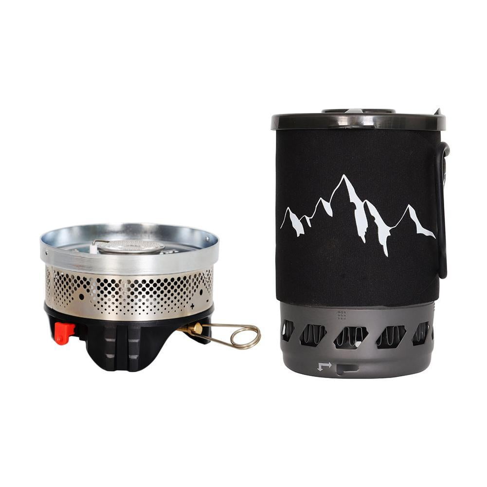 Camping Cooking System With Heat Exchanger Outdoor Burner Stove Tourist ...