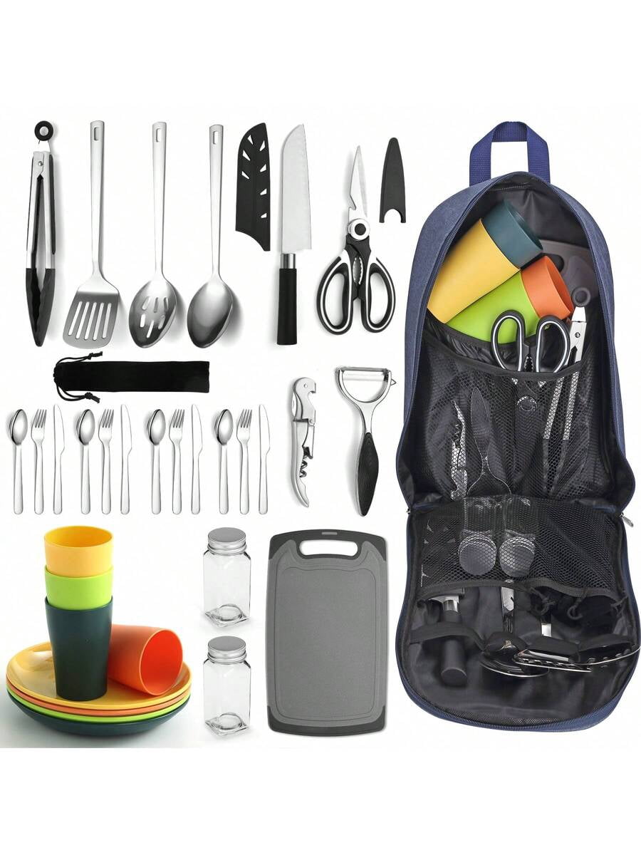 Camping Cooking Utensils Set,Camping Essentials, Camping Accessories ...