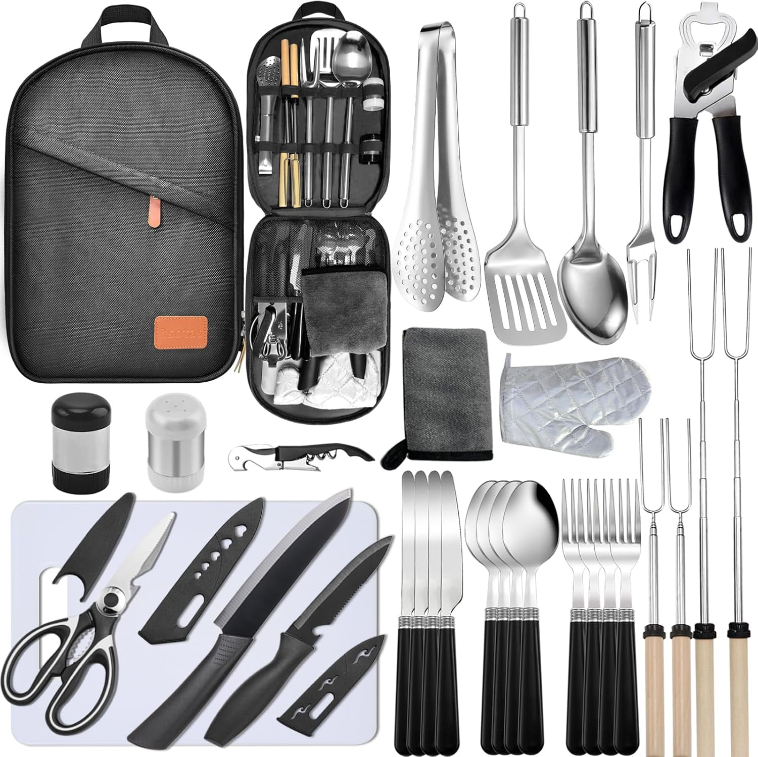 Camping Cooking Utensils Set - Camping Utensil Set Car Camping Cooking ...