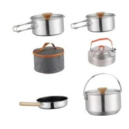 Solo Stove 2 Pot Set: Stainless Steel Companion Pot Set for Solo Stove ...