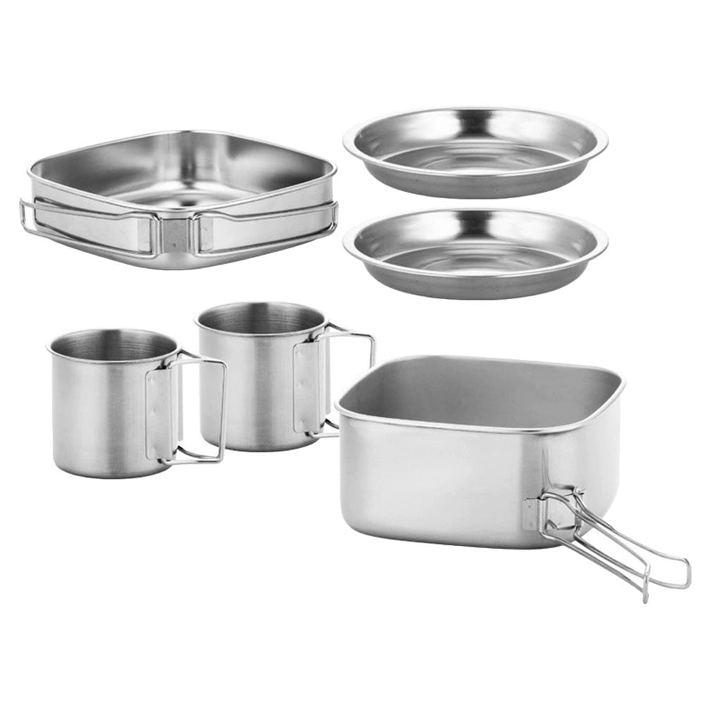 Camping Cookware Set Outdoor Cooking Pan Equipment Picnic Kit ...